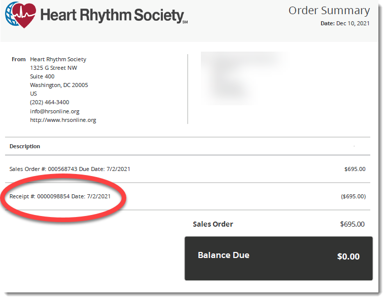 How do I print a receipt for my membership dues?